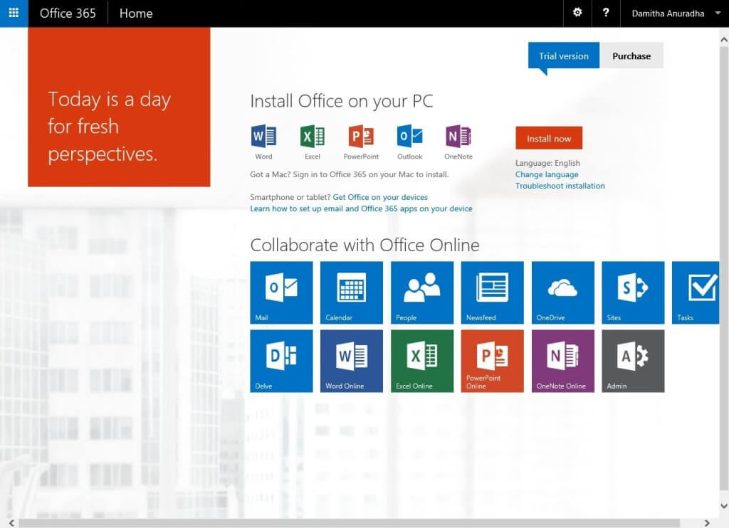 Office 365 New Account Signup