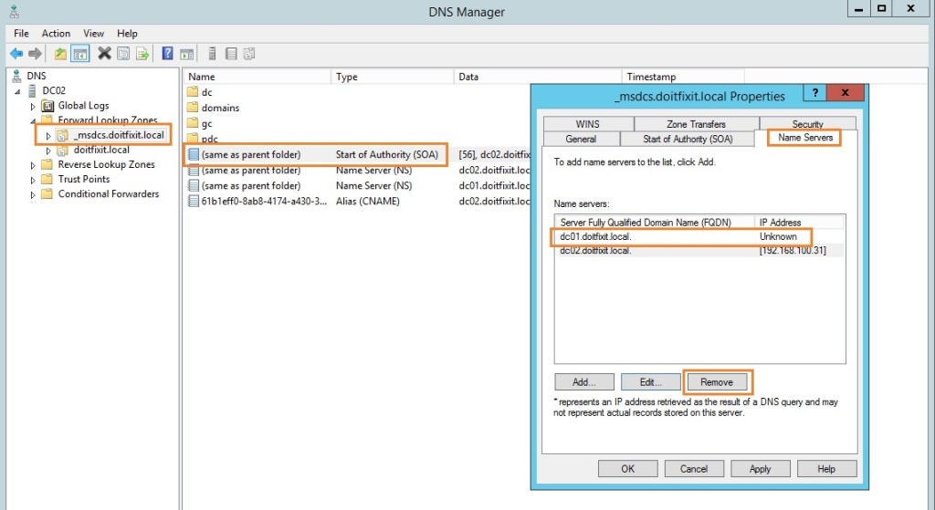 Ntdsutil Remove Crashed Domain Controller Step by Step